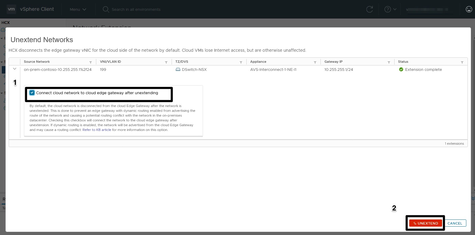 HCX AVS Gateway Cutover - cloudecon.com